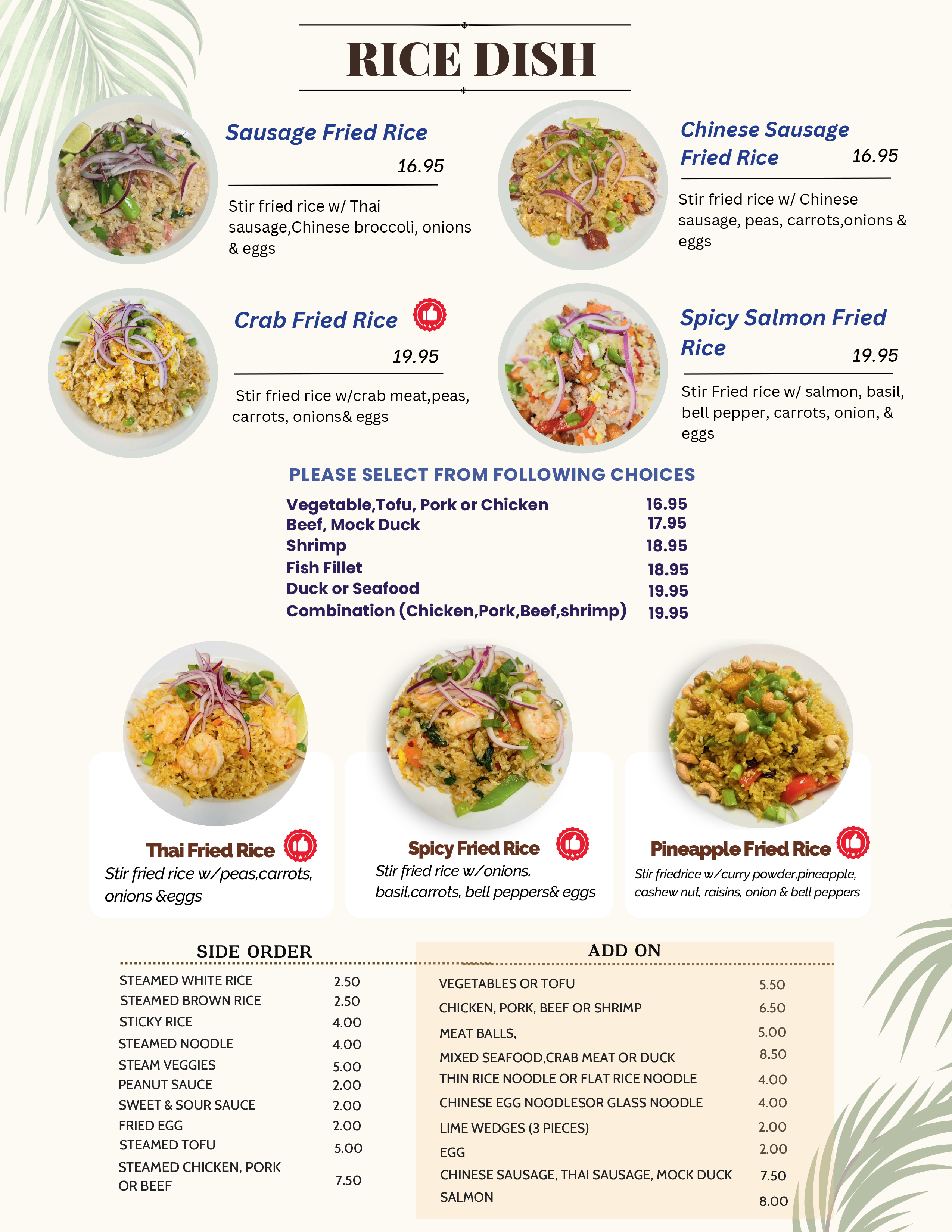 Restaurant Menu